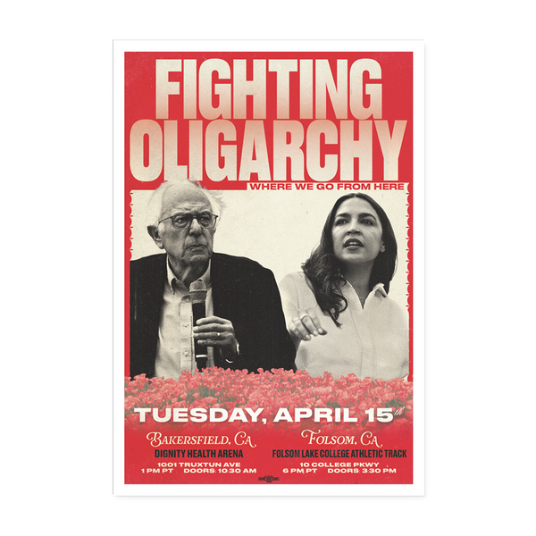 California Fighting Oligarchy Poster – Official AOC Shop