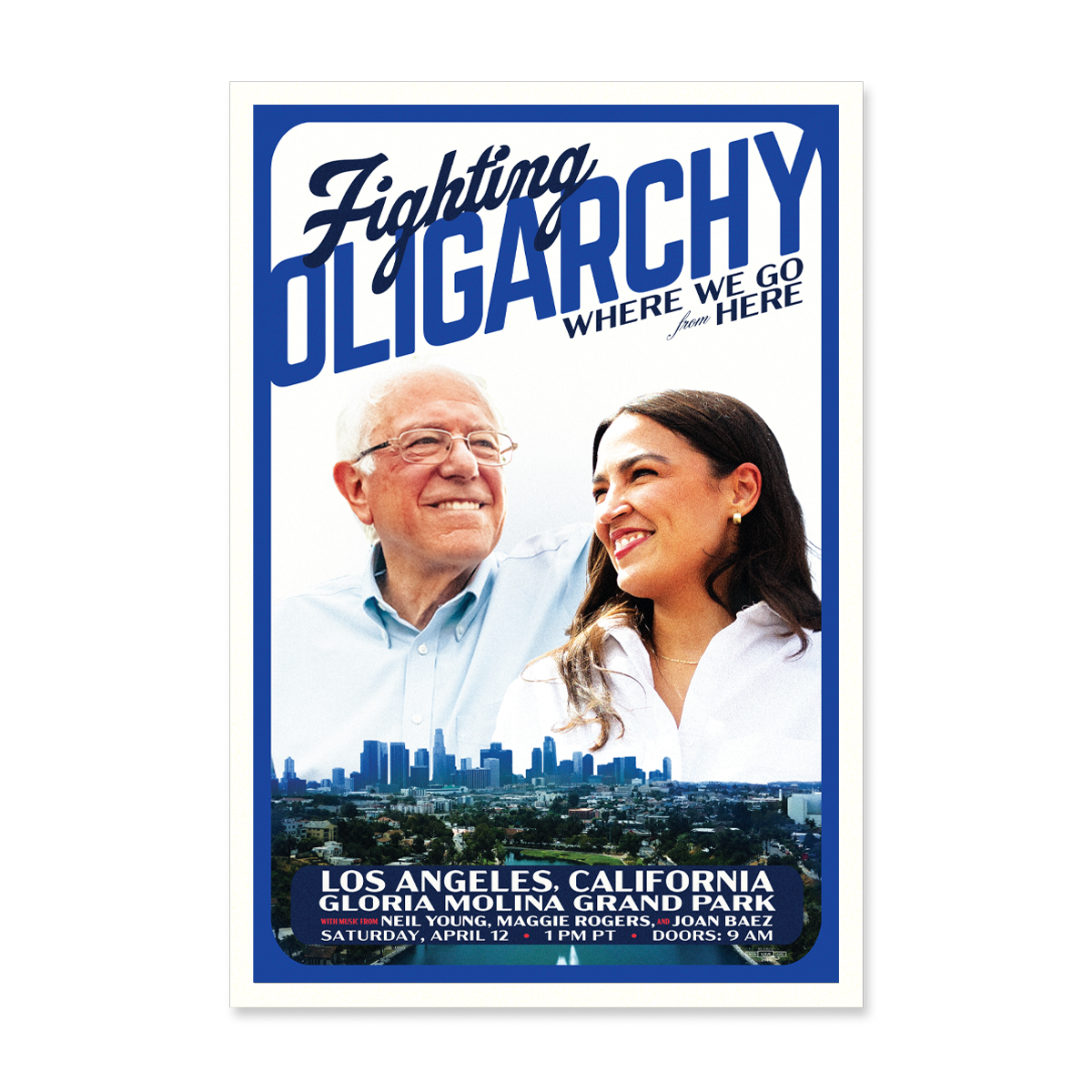 LA Fighting Oligarchy Poster – Official AOC Shop