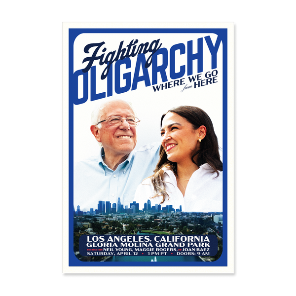 LA Fighting Oligarchy Poster – Official AOC Shop