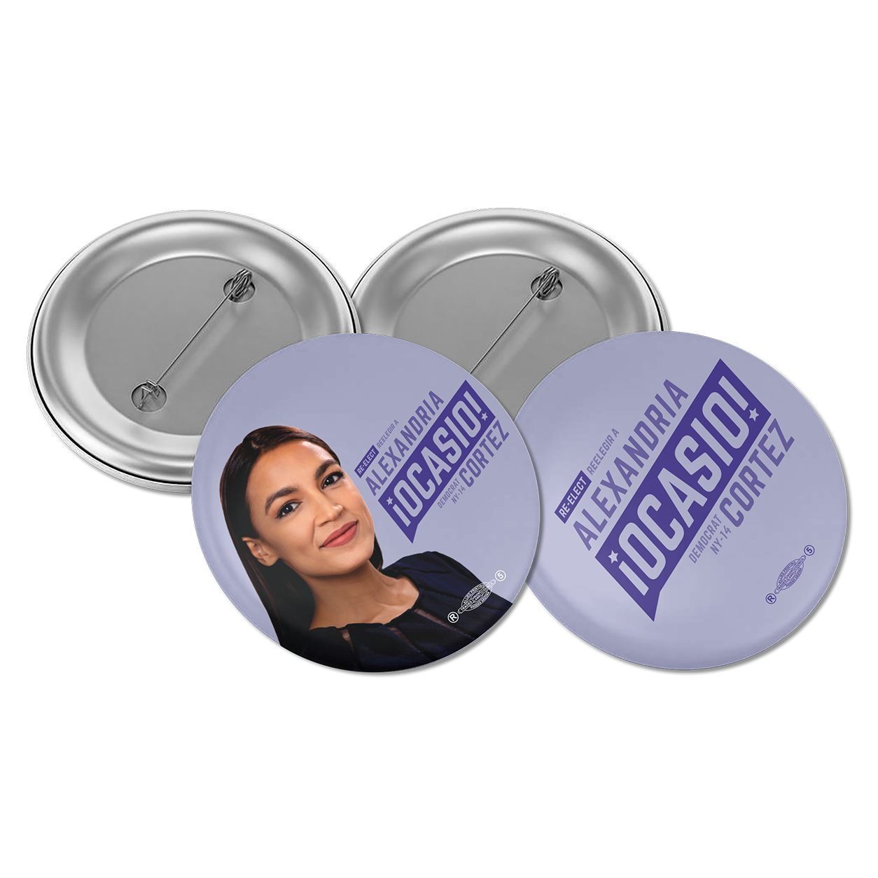 Portrait & Logo Button Set – Official AOC Shop